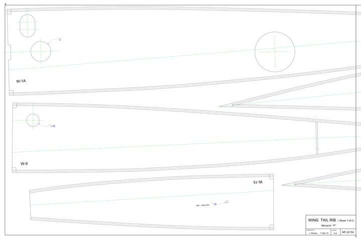Monarch F Drawing Set – Complete PDF Bundle – Marske Aircraft