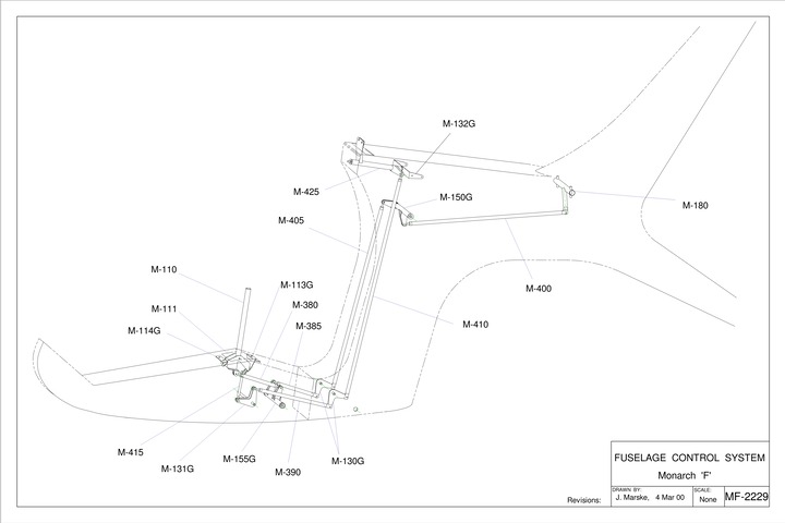 Monarch F Drawing Set – Complete PDF Bundle – Marske Aircraft