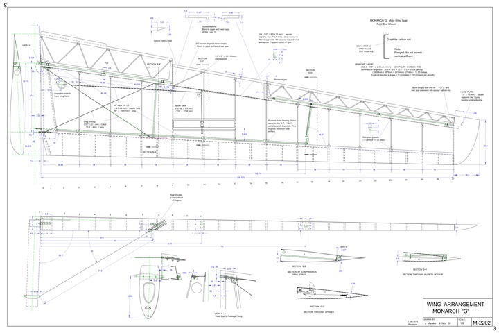 Monarch G Drawing Set – Complete PDF Bundle – Marske Aircraft