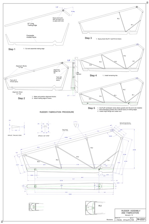 Monarch G Drawing Set – Complete PDF Bundle – Marske Aircraft