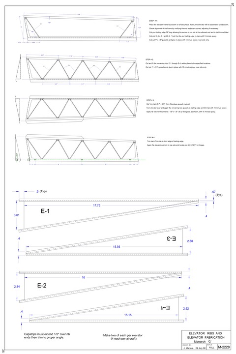 Monarch G Drawing Set – Complete PDF Bundle – Marske Aircraft