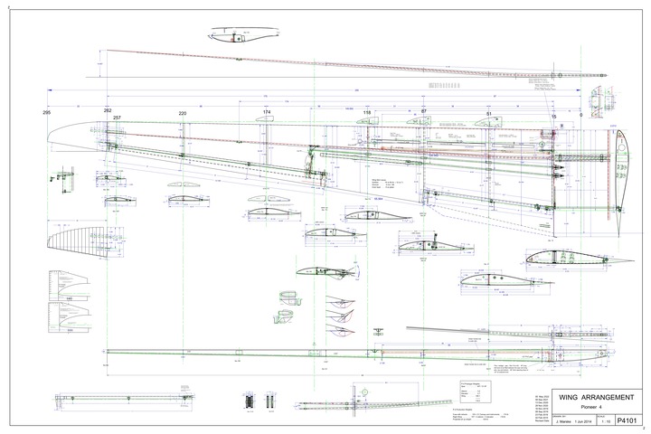 Pioneer 4-15m Drawing Set – Complete PDF Bundle – Marske Aircraft