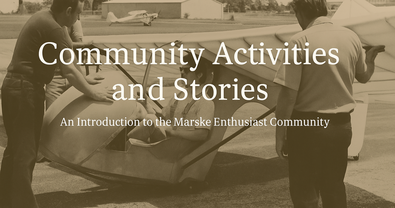 Community Activities and Stories – Marske Aircraft